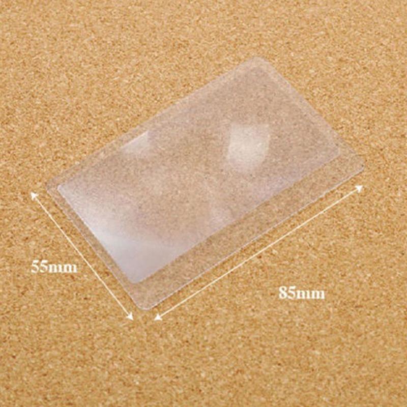 5pcs Credit Card Size 3*Magnifier Reading Magnifying Glass Pocket ...