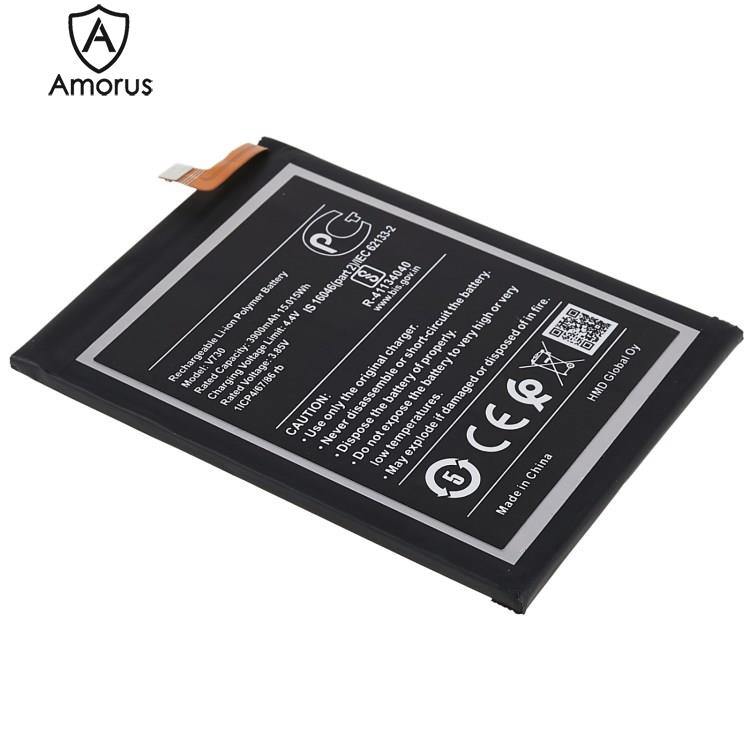 Amorus For Nokia 1.4 3.85V 3900mAh Li-ion Polymer Battery Replacement ...