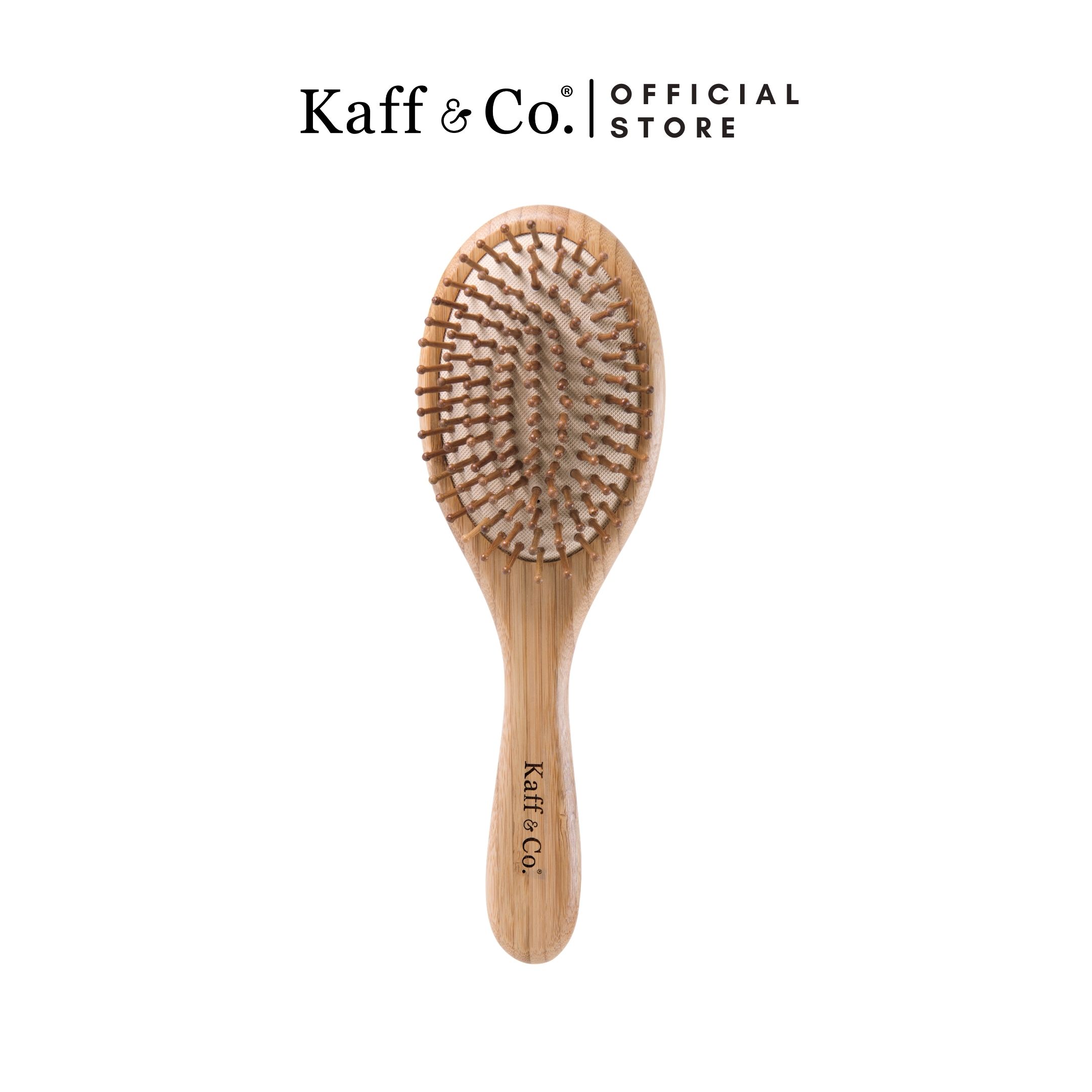 Kaff Co. Bamboo Hair Brush 25 cm - แปรงหวีผมไม้ไผ่ ช่วยถนอมเส้นผมและ ...