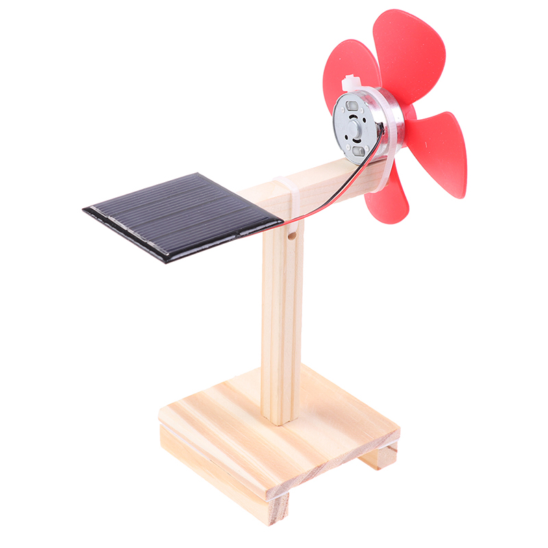 Zozo FunnyN Science Toy Mini Solar Fan DIY Model Kit Wooden Students ...