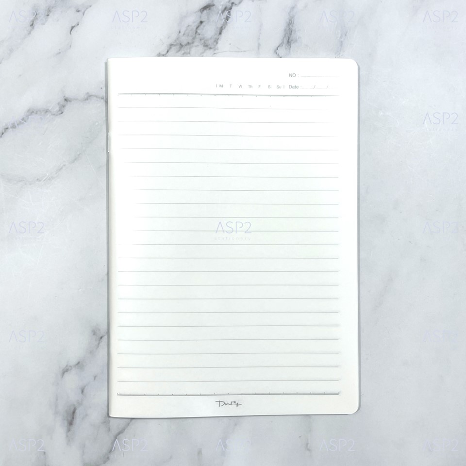 สมุด สมุดปกใส สมุดโน้ต ขนาด A5 สมุดเย็บลวด เส้นบรรทัด/เส้นกริด NJP1531 ...