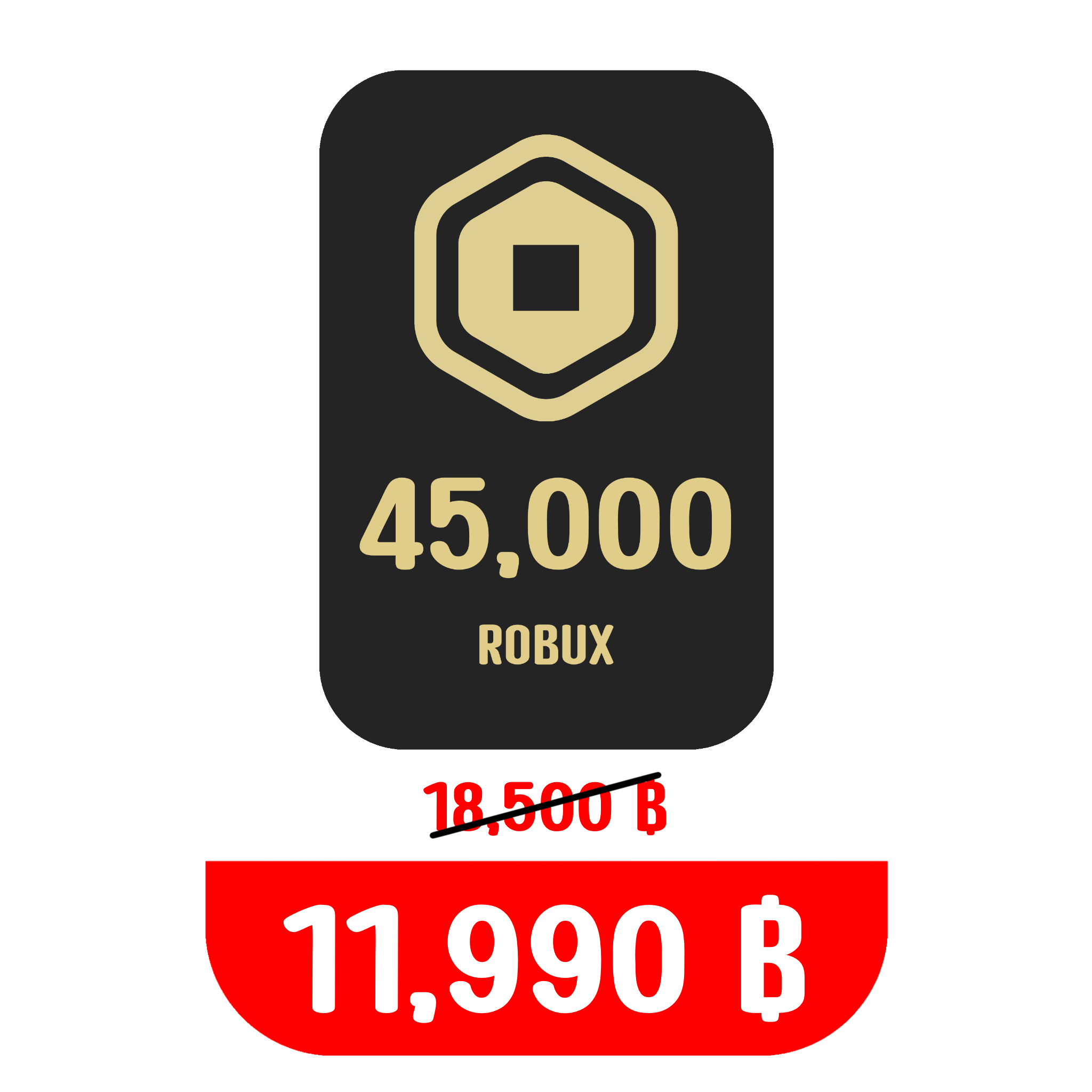 ราคาใหม่ เติมโรบ๊อกซ์ ราคาถูกสุดในลาซาด้า (มาตรฐานปลอดภัย) Topup-Robux ...