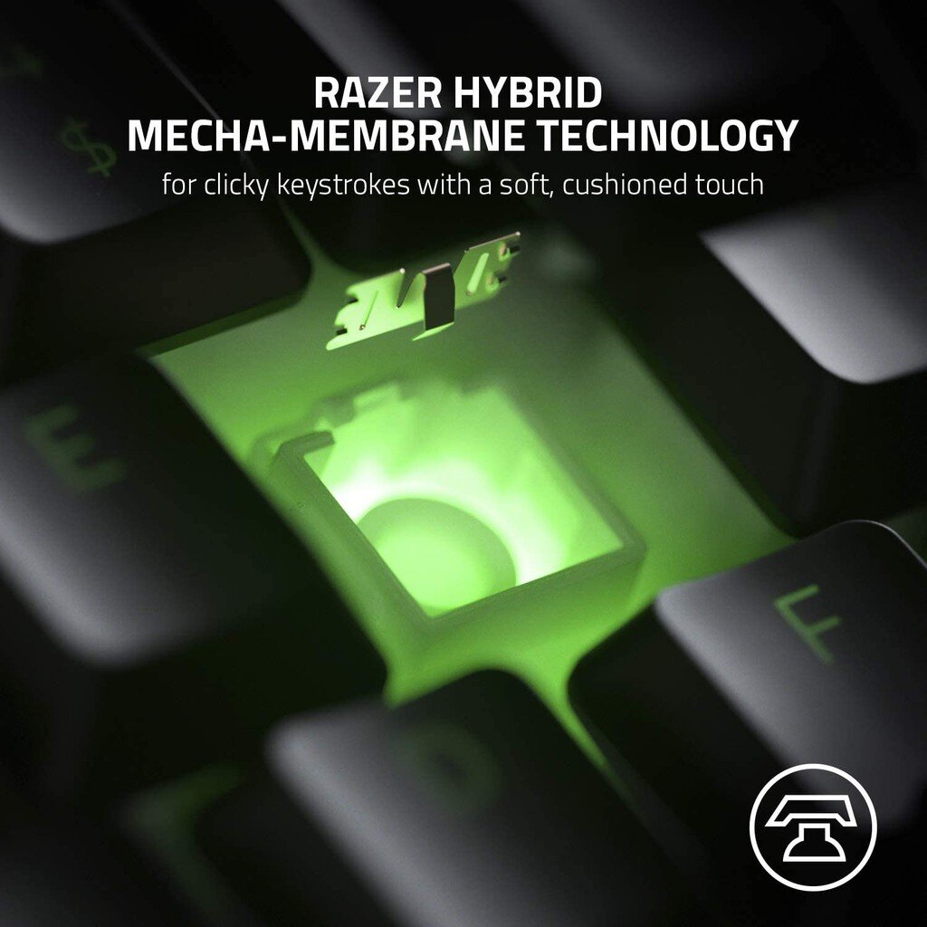 V2 Hybrid Mecha-Membrane Keyboard Chroma RGB Gaming Keyboard คีย์บอร์ด ...