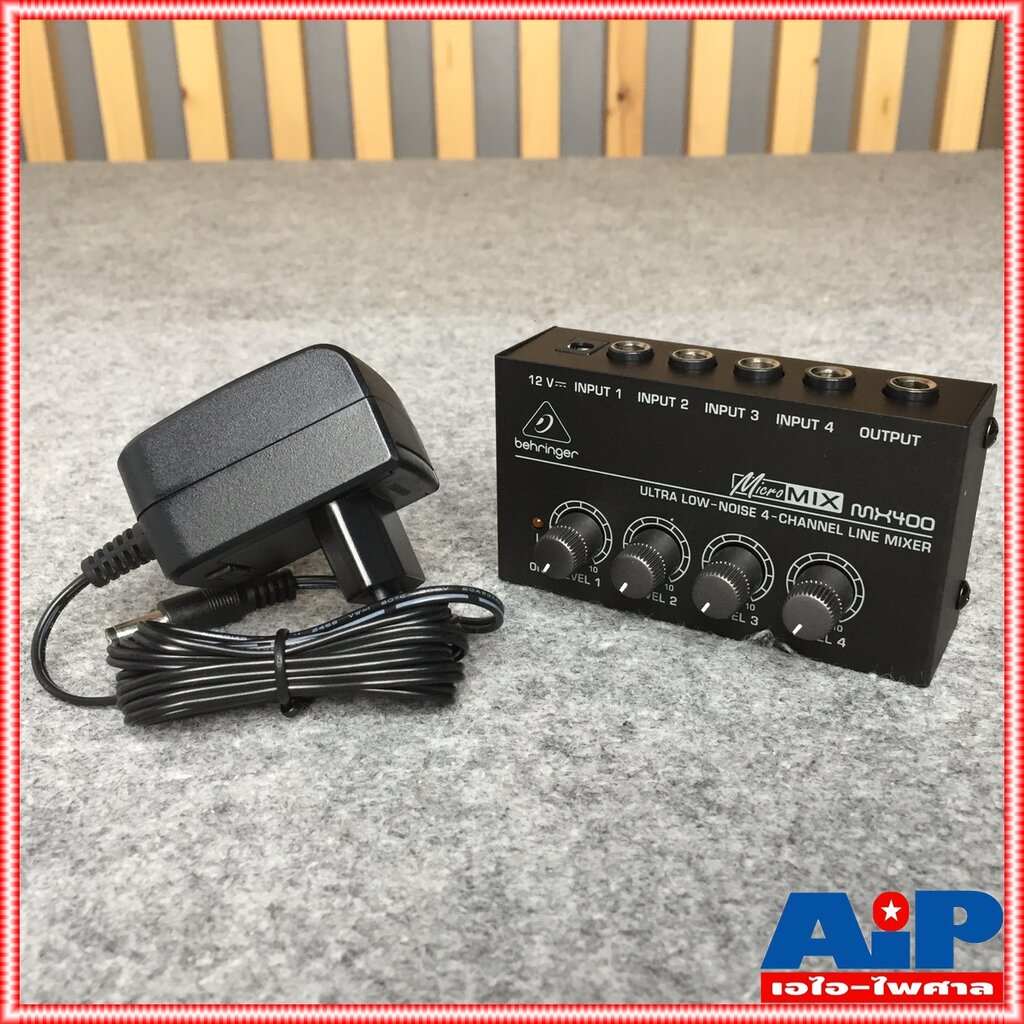 BEHRINGER MX-400 Micro Mixer มิกเซอร์ขนาดเล็กแบบ 4 ชาแนล MX 400 MX 400 ...