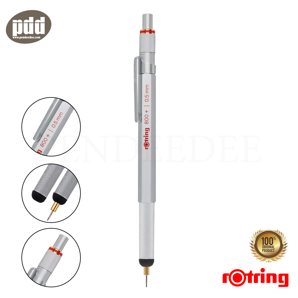 rOtring 800+ series ดินสอกดรอตริง 800+ ขนาด 0.5 มม. และสไตลัสเขียนหน้า ...