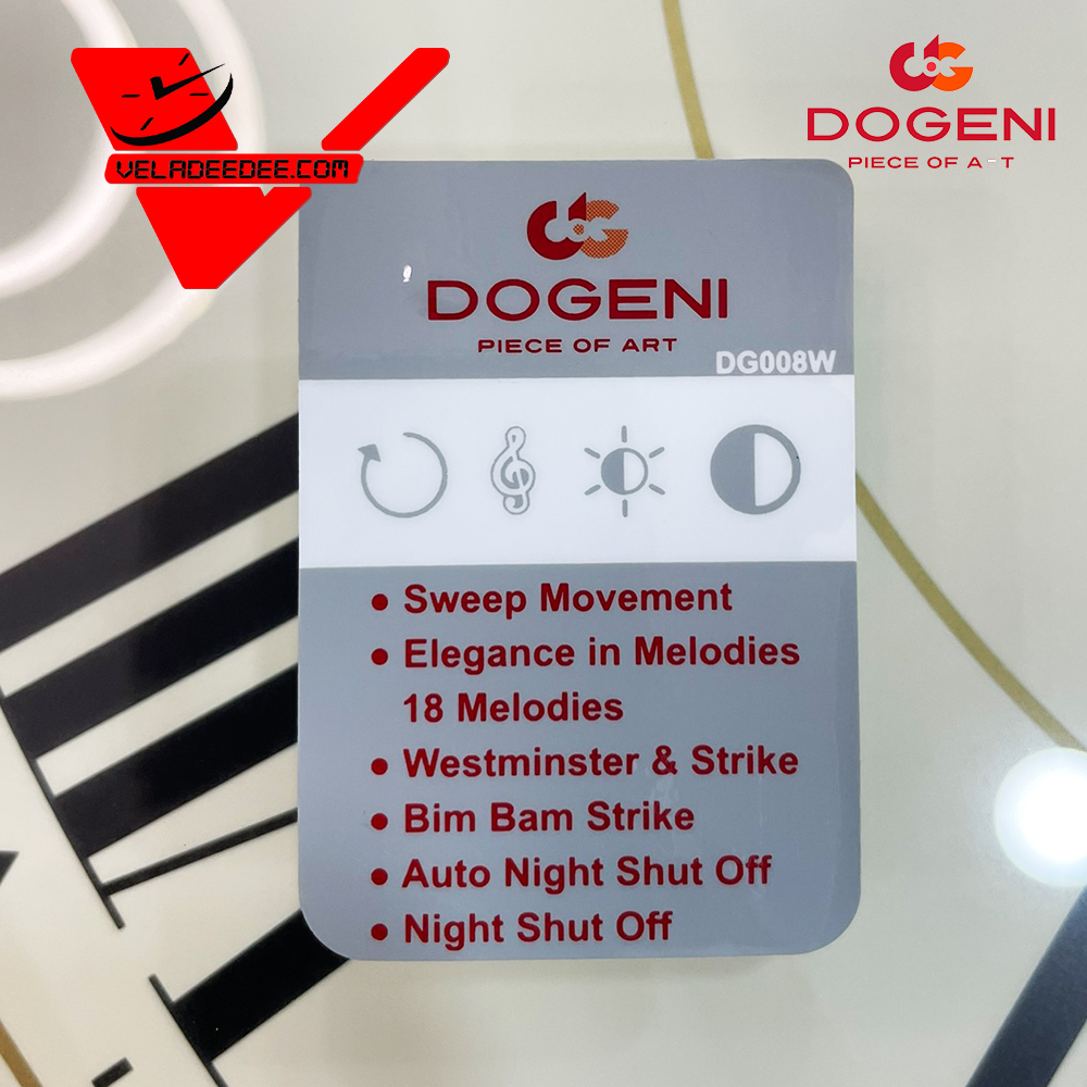 นาฬิกาแขวน DOGENI เรือนใหญ่ขนาด51ซม รุ่น WMP002DB ตัวนี้เสียงเพราะมากครับตีดังใสชัดเจน นาฬิกา ...