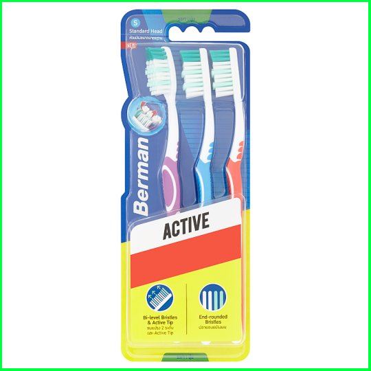 Promotion !!! Berman Active Standard Head Soft Toothbrush 2pcs ส่งไว มี ...