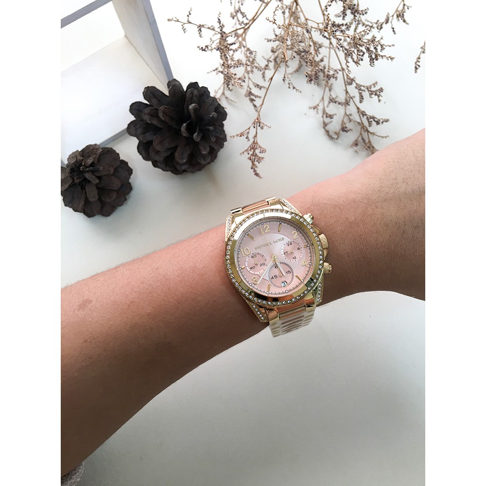 นาฬิกาแบรนด์เนม Michael Kors นาฬิกาข้อมือผู้หญิง รุ่น MK6316 ของแท้ ...