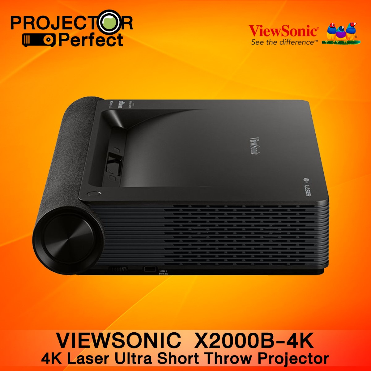 ViewSonic X2000B-4K DLP 4K Home Projector | Lazada.co.th