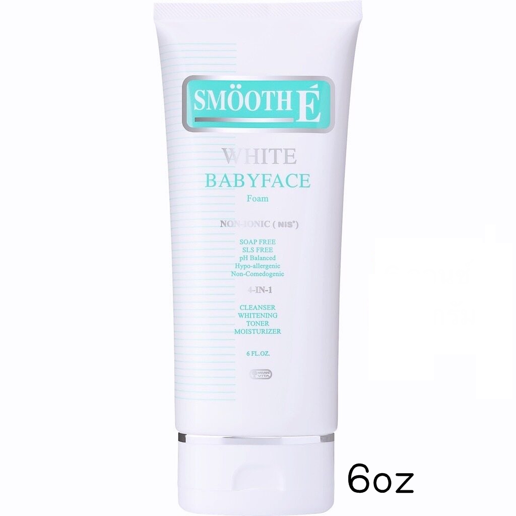 Smooth E White Baby Face Foam (1oz. 2oz.4oz.6oz.) สมูทอี ไวท์ เบบี้ เฟซ ...