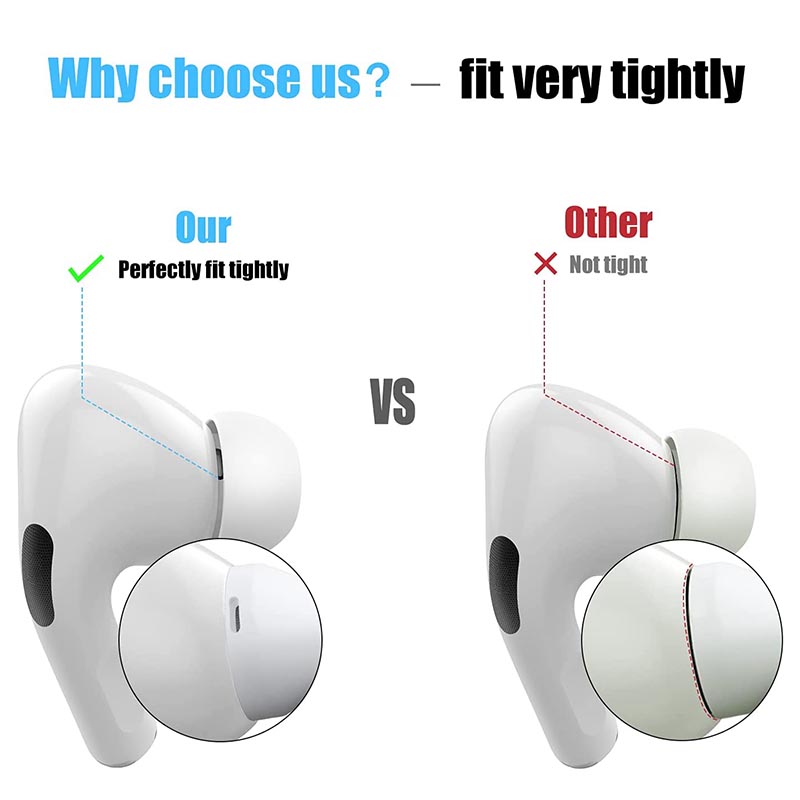 1:1 Original Earbuds EarTips For Apple Airpods Pro Ear Tips For AirPods ...
