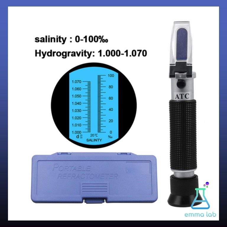 Salinity Refractometer เครื่องวัดความเค็ม 0-100% PPT | Lazada.co.th