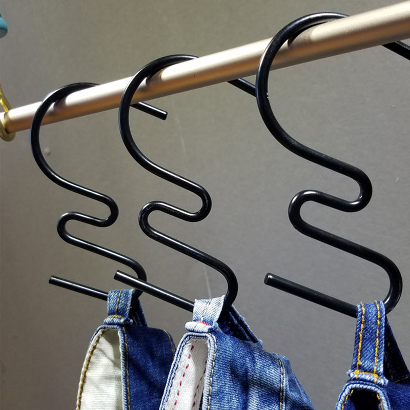 10 Pieces S Shape Metal Display Hanging Jean Pant Hooks Metal Hangers ...