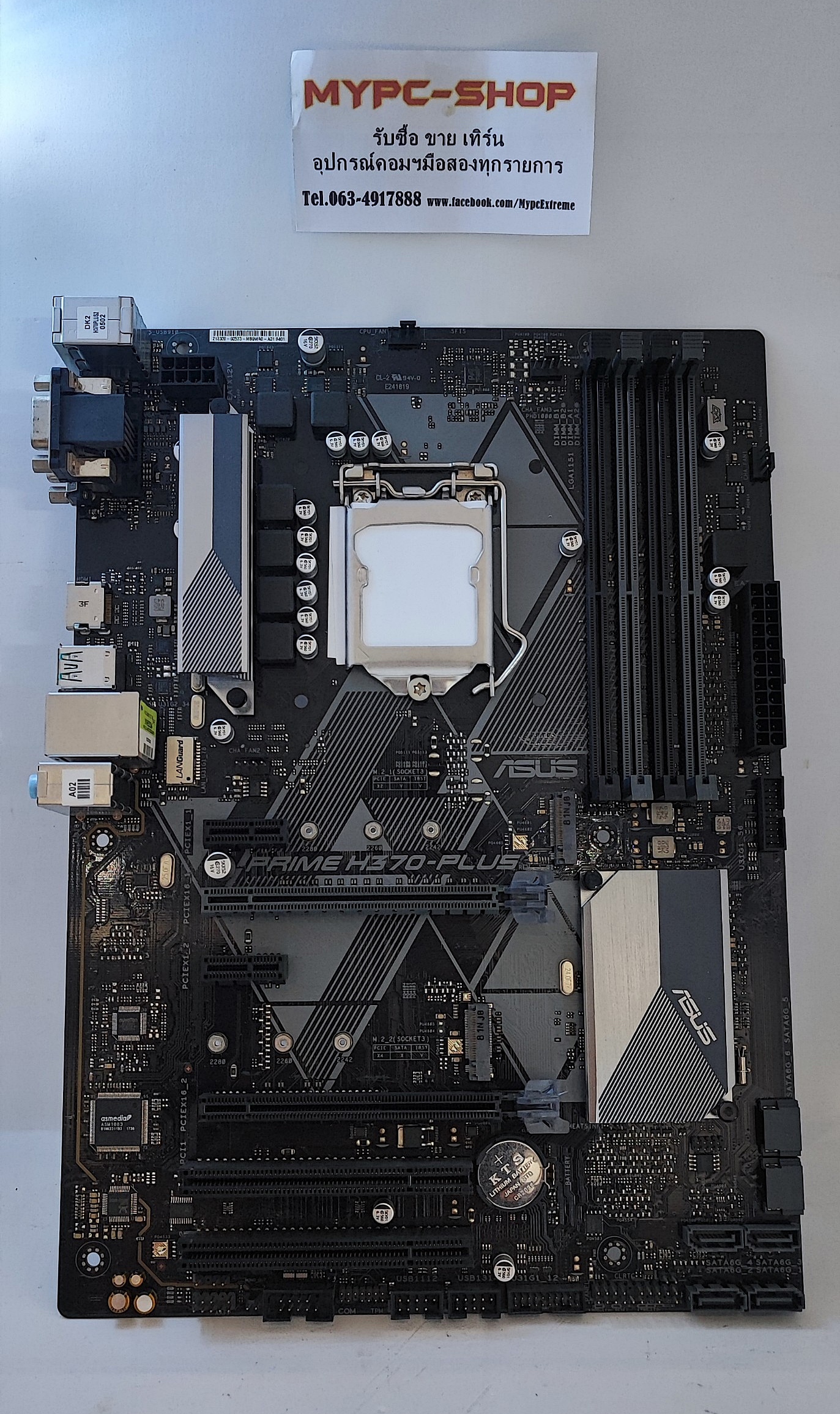 MB :: ASUS Prime H370-PLUS (1151v2)*ใช้งานปกติพร้อมส่ง - MYPC-Extreme ...