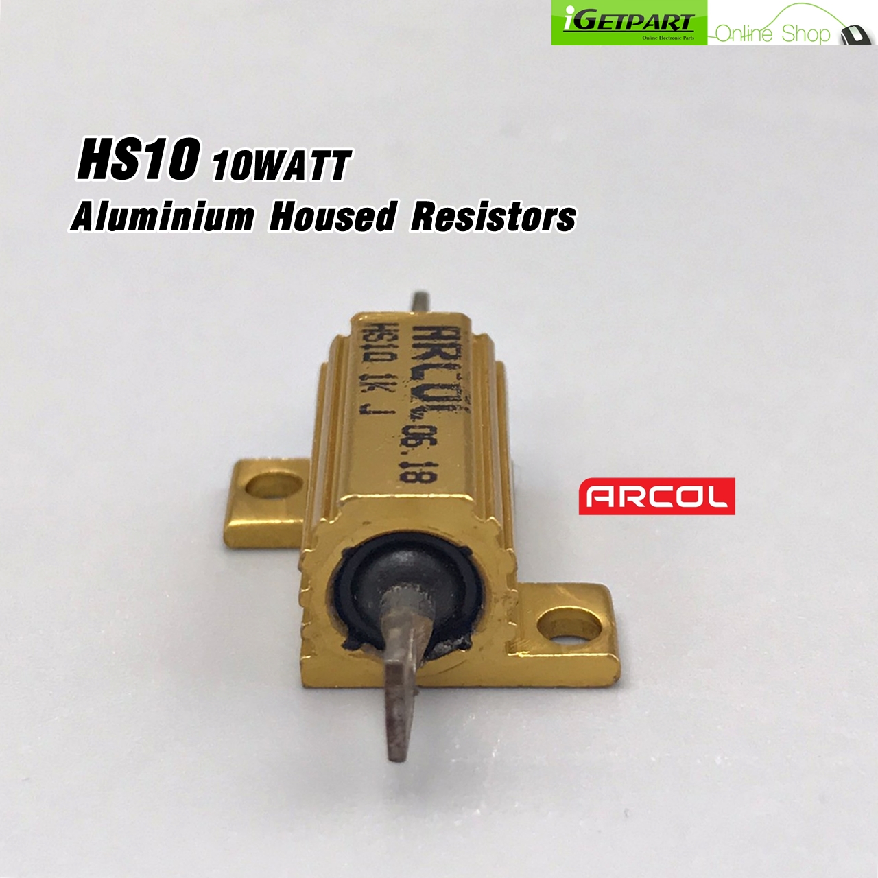 ตัวต้านทาน RESISTOR ALUMINIUM ARCOL HS10 10WATT | Lazada.co.th