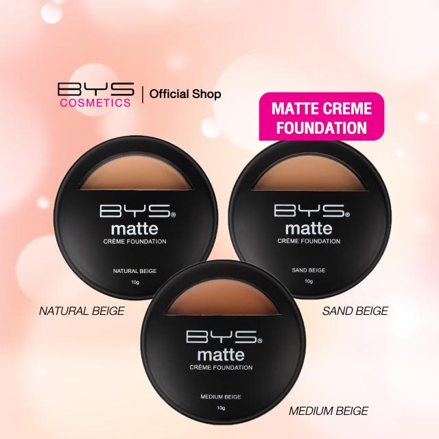 รีวิว BYS Matte Cream Foundation รุ่น 7g และ 10g [[รองพื้นผสมแป้ง, รอง ...