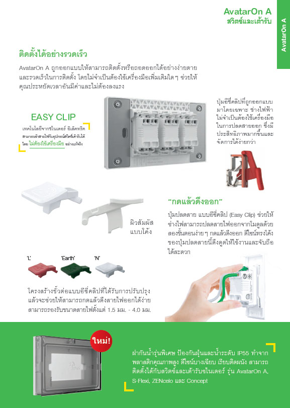 Schneider Electric ชุดเต้ารับ 3 ขา + เต้ารับ TV สีขาว Single Socket 3 ...