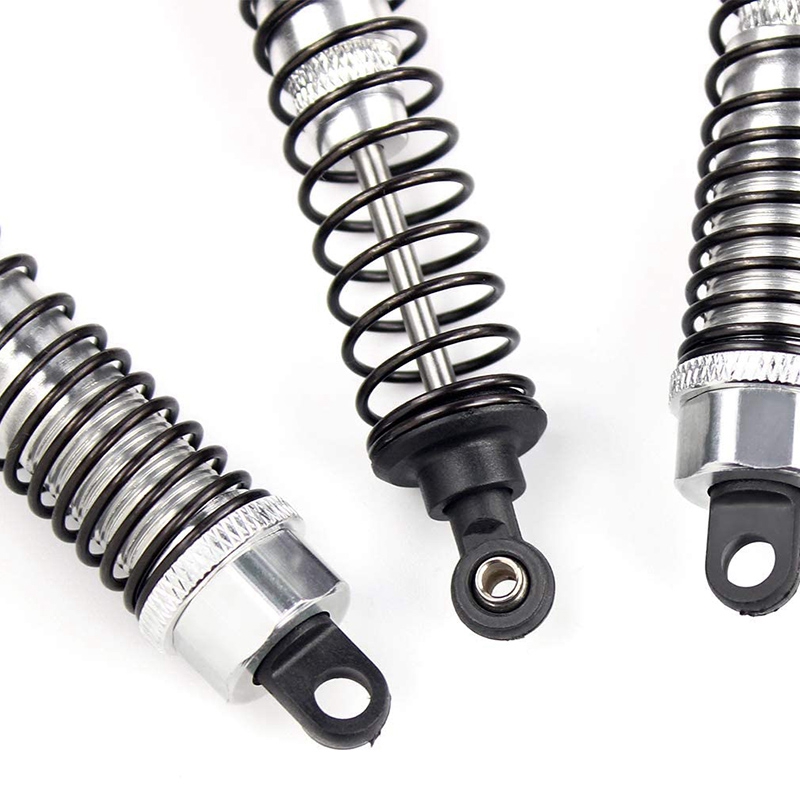 4PCS Shock Absorber 108mm Aluminum Alloy,Front Rear Assembled Spring Damper Suspension for 1/10 ...