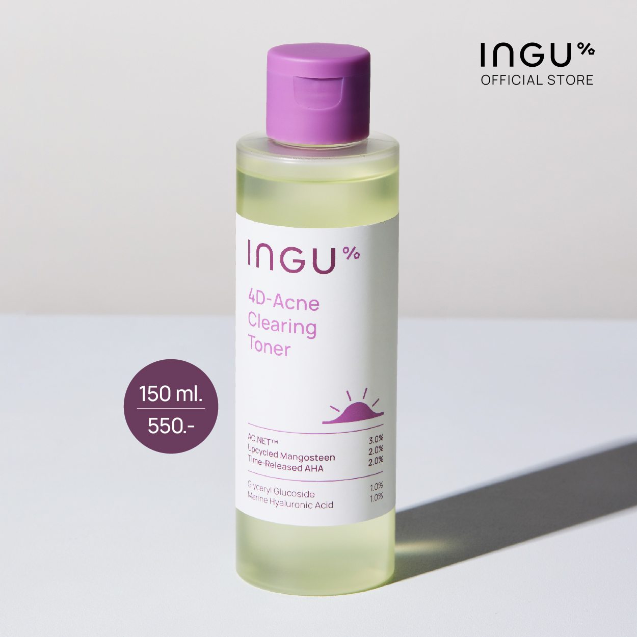 INGU 4D-Acne Clearing Toner อิงกุ โฟร์ดี-แอคเน่ เคลียร์ริ่ง โทนเนอร์ ...