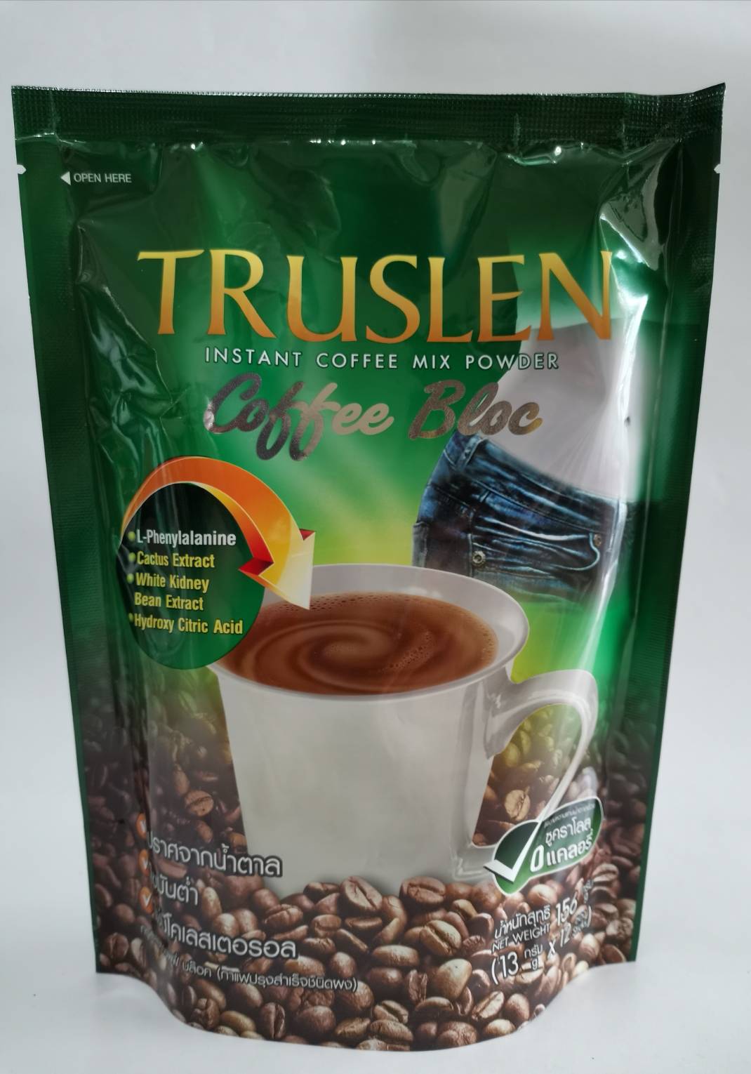 กาแฟสำเร็จรูป TRUSLEN COFFEE BLOC ทรูสเลน คอฟฟี่ บล็อค 12 ซอง / 10 แพ็ค ...