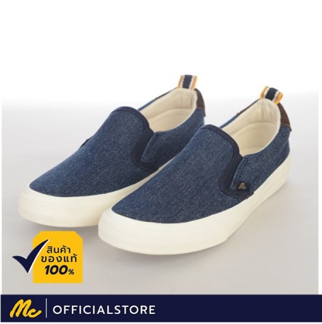 รีวิว Mc Jeans รองเท้าผ้าใบ Slip on สียีนส์ หญิงและชาย M09Z004 (ไซส์ US )