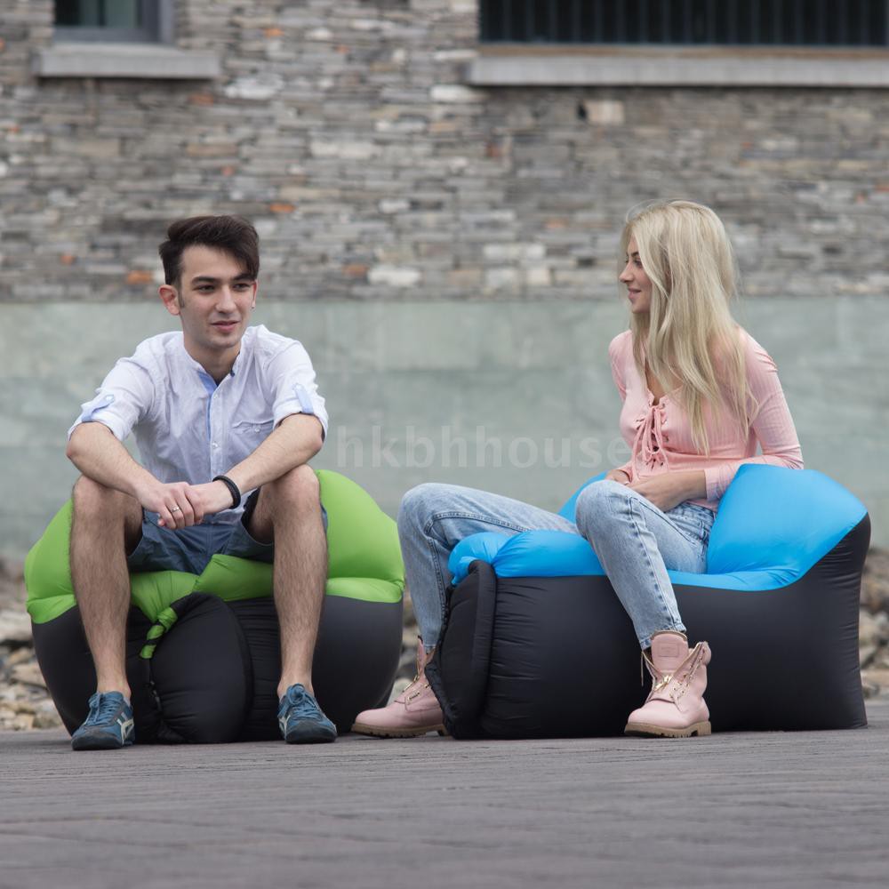 mTop Inflatable Air Chair Air Sofa Chair For Beach Picnic Park Home ...