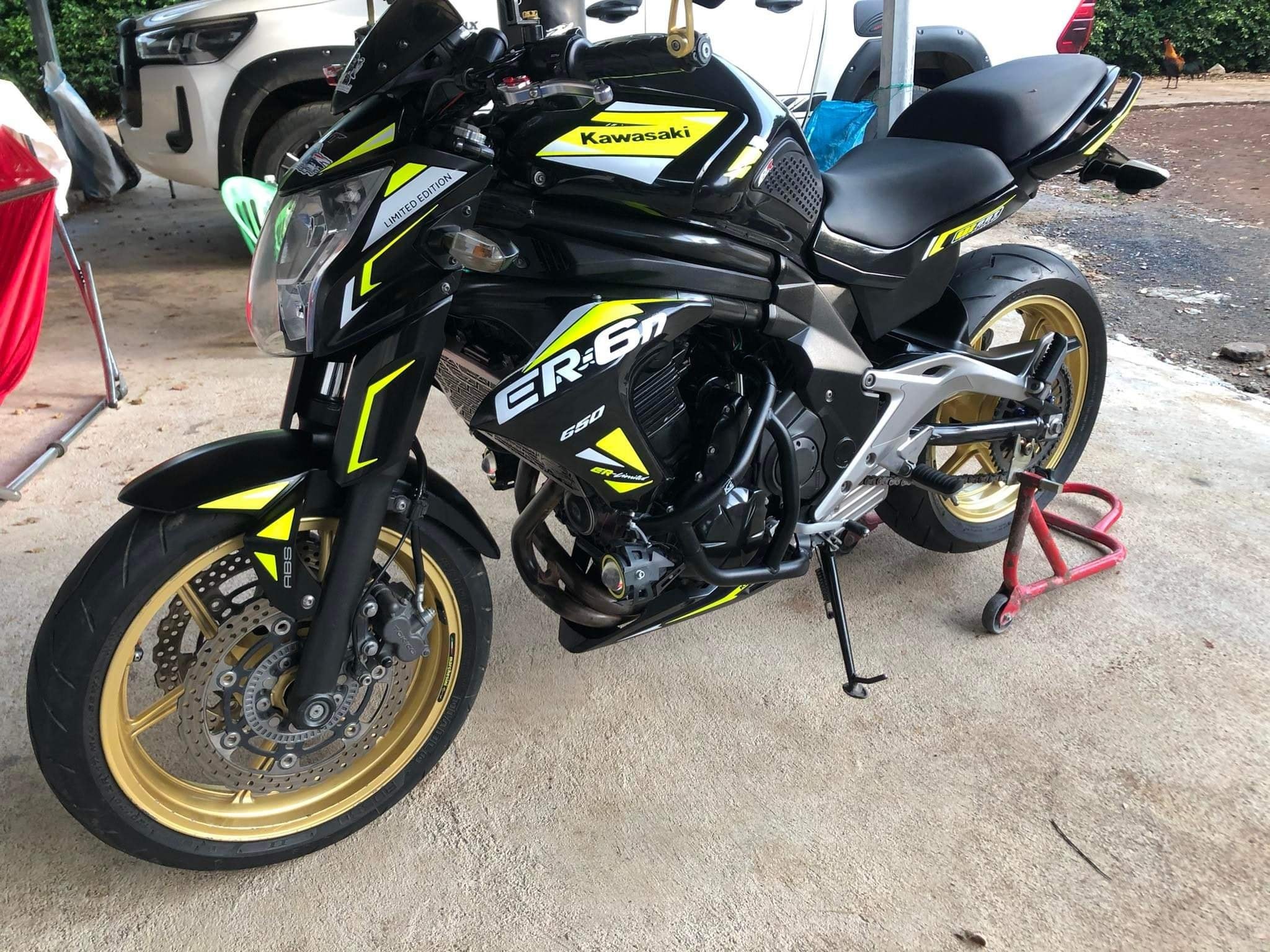 สติ๊กเกอร์ER6n Set 5 สำหรับ Kawasaki ER6N | Lazada.co.th