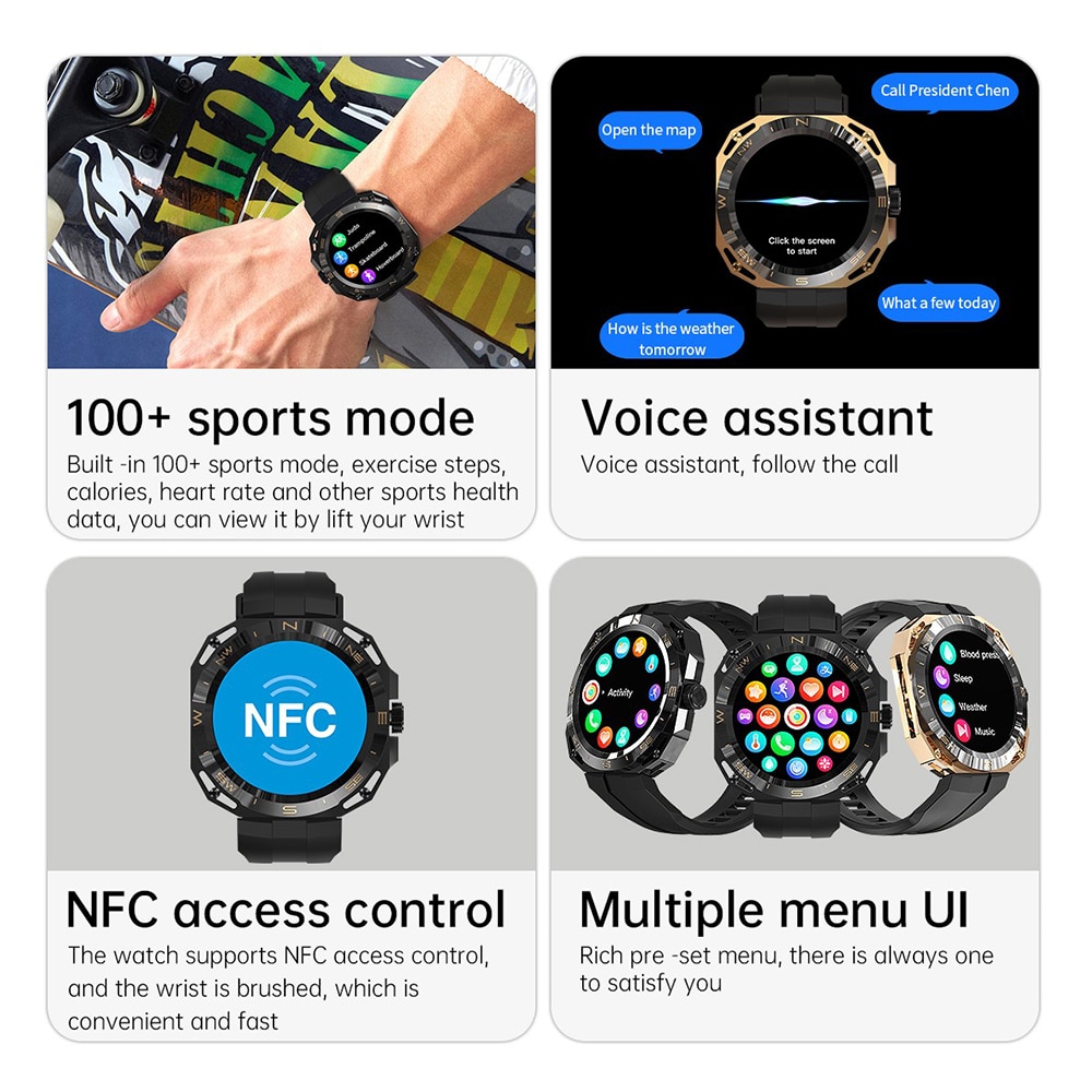 2024 In stock E25 Smart Watch for Men Women Luxury Original Smartwatch ...
