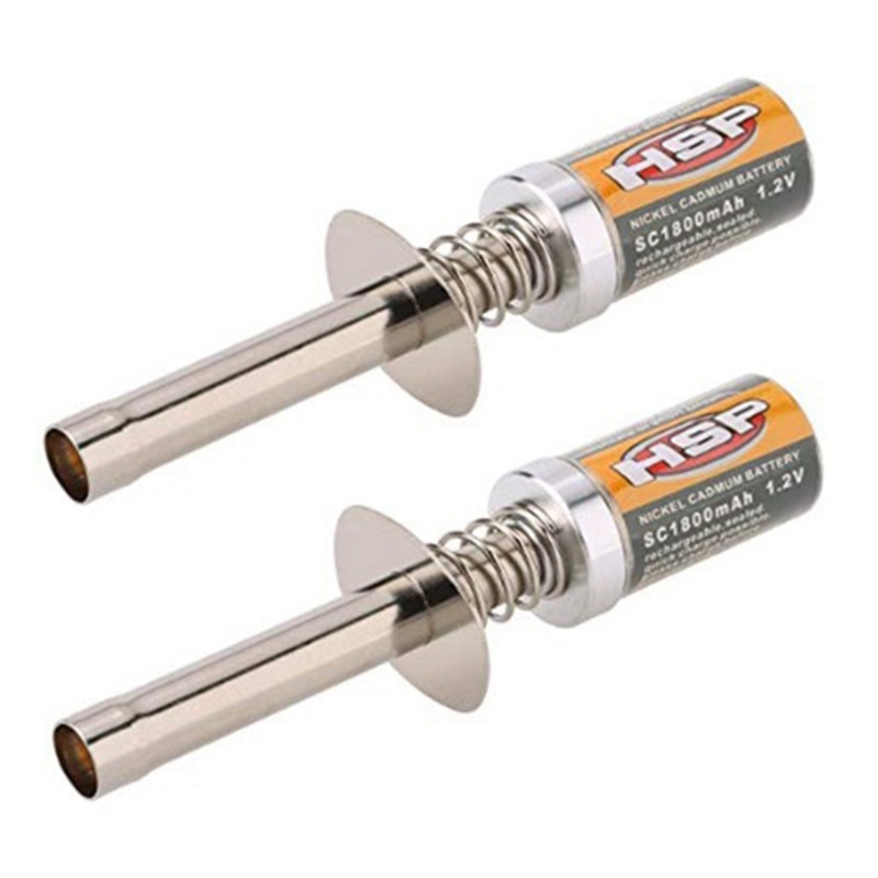 2X for HSP 80101 1800MAh 1.2V Glow Plug Igniter Suitable for RC Car 1/8 ...