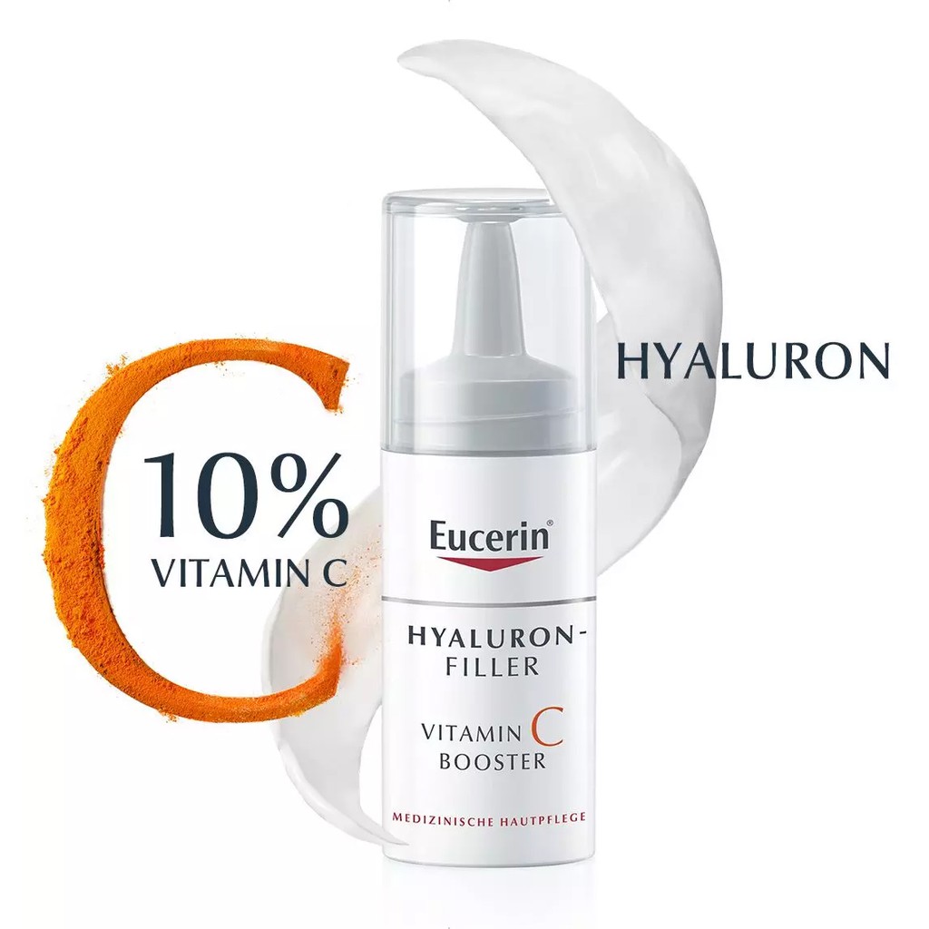Eucerin Hyaluron Filler Vitamin C Booster 8ml. ยูเซอริน ไฮยาลูรอน ฟิลเลอร์ วิตามิน ซี บูสเตอร์ 8 ...