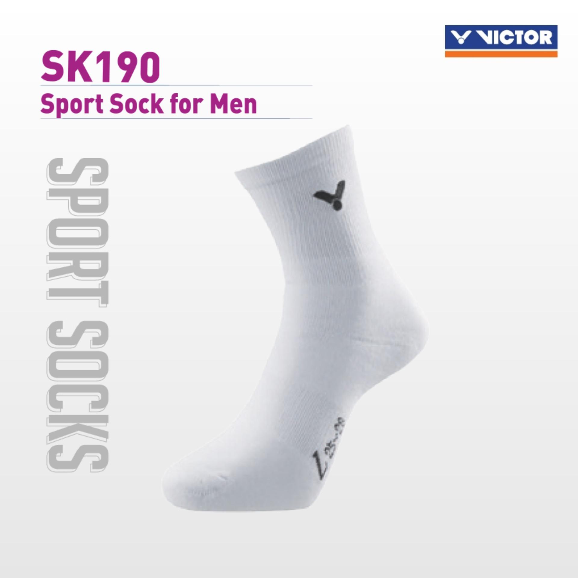 VICTOR ถุงเท้ากีฬาแบดมินตัน รุ่น SK190 (สำหรับผู้ชาย) | Lazada.co.th