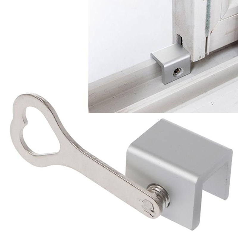 XIE Sliding Window Lock Padlock Stop Door Lock Frame Security Lock ...