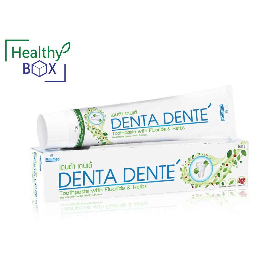 Denta Dente Toothpaste 160g. ยาสีฟัน เดนต้า เดนเต้ ทูธเพสท์ 160กรัม ...