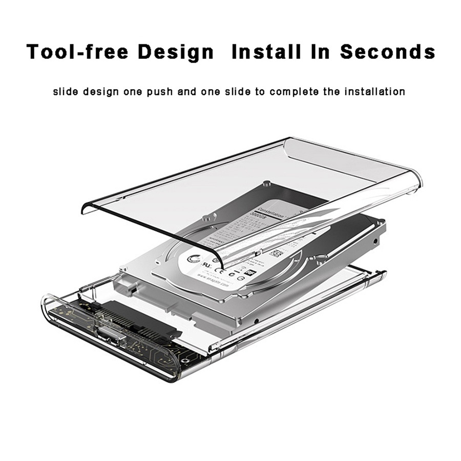 USB 3.0 External Box Hard Drive 2.5 กล่องใส่ฮาร์ดดิส External Hard ...