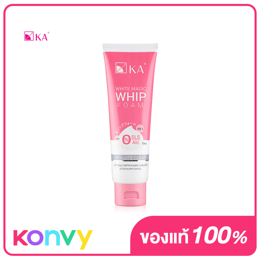 KA White Magic Whip Foam Pollute Clear 100g - KONNIE&COCO - ThaiPick
