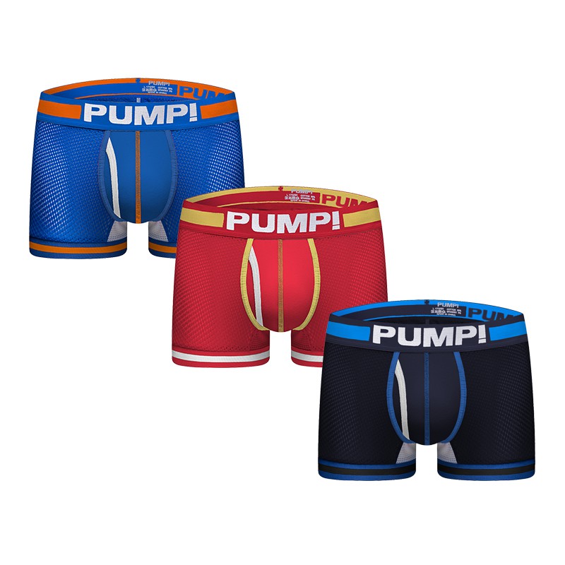 [ORLVS]PUMP y Mesh Men Underwear Cotton Shorts Mens Breathable ...