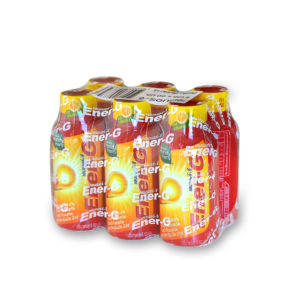 แฮนดี้เฮิร์บ HandyHerb เอนเนอร์-จี ช็อต Ener-G Shot ขนาด 12 ขวด ener g ...