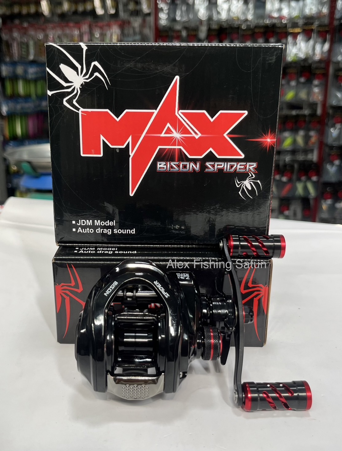รอกตกปลา รอกหยดน้ำ SPIDER BISON MAX | Lazada.co.th