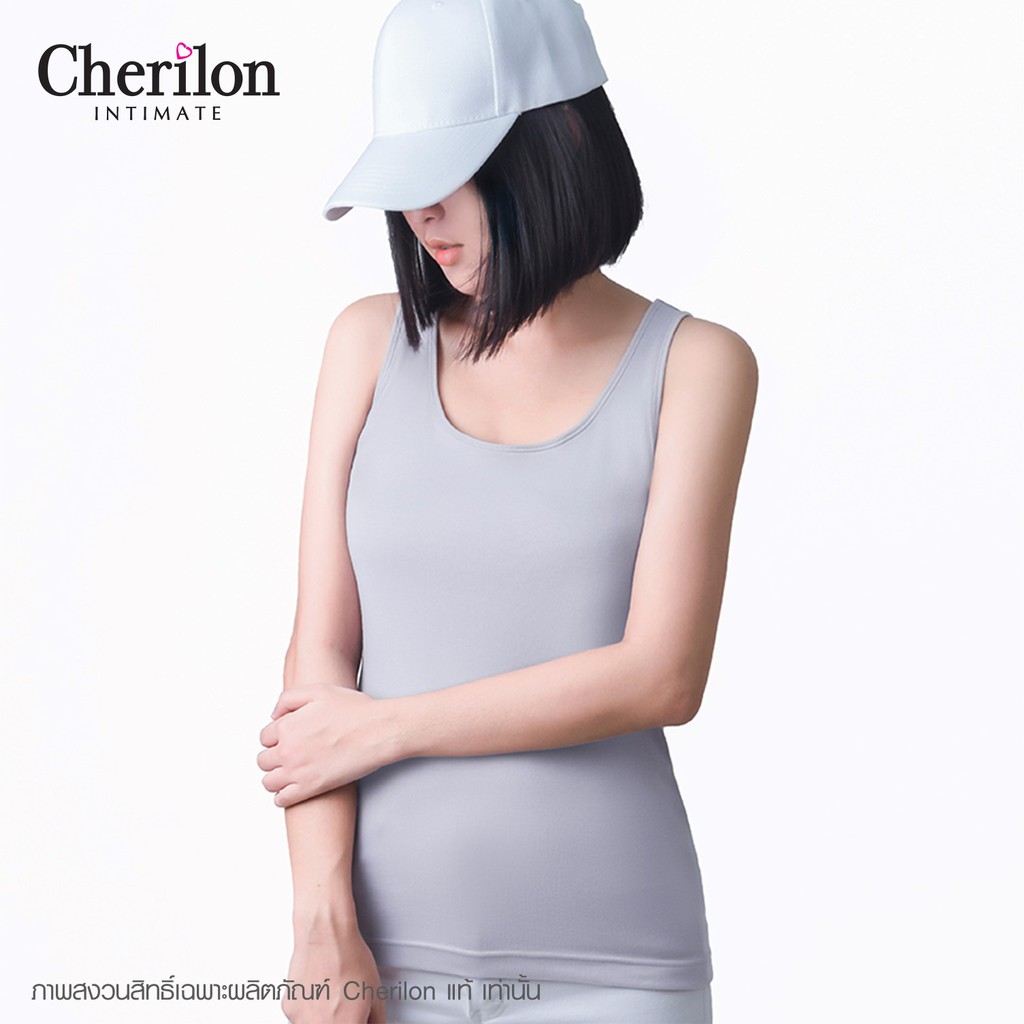 Cherilon ECO WEAR เชอรีล่อน เสื้อกล้าม เสื้อแขนกุด ผู้หญิง ผ้านุ่มมาก เย็นสบาย ระบายอากาศดี 7 สี ...