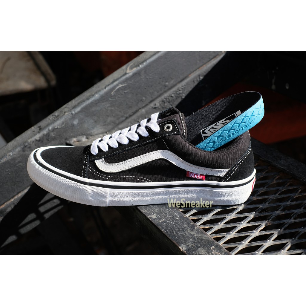 kanjh VANS Old Skool (PRO) - Black/White รองเท้า VANS การันตีของแท้ 100 VANS Authorized Dealer ...