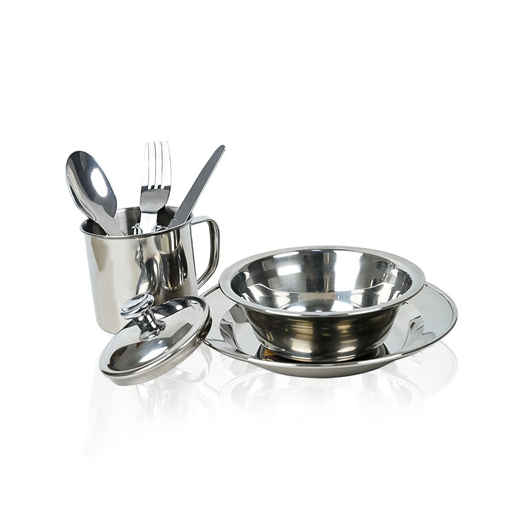 ชุดถ้วยชามพกพา ชุดถ้วยชาม ตั้งแคมป์ เดินป่า เข้าป่า ตั้งแคมป์ (SS-TALED ...