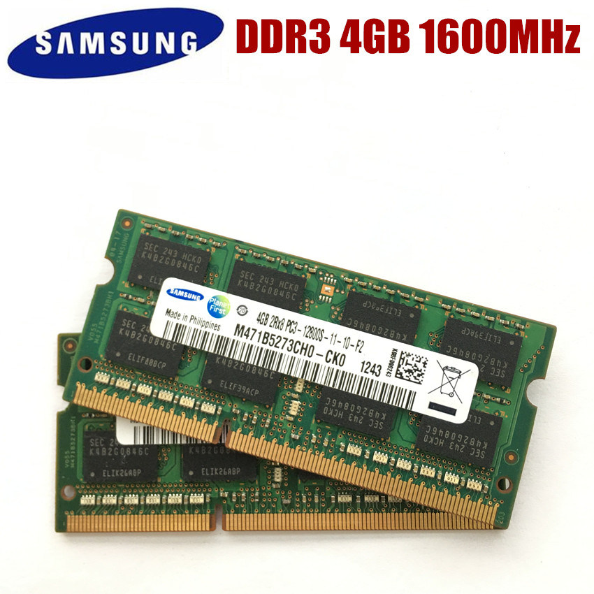 SAMSUNG 8G 4G 2G PC3 12800S DDR3 8G 4GB 2GB1600Mhz Laptop Memory 4G PC3 12800S 1600 MHZ Notebook ...