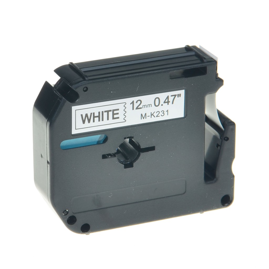 1 ชิ้น MK231 เปลี่ยน Brother label เทปสีดำบนสีขาว 12 มม - ร้านจำหน่าย ...