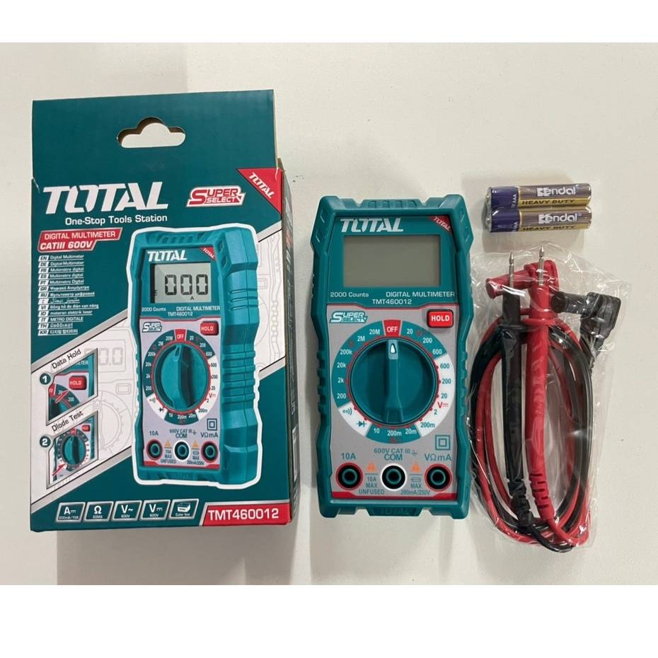 Total ดิจิตอล มัลติมิเตอร์ เครื่องวัดแรงดันไฟฟ้า เครื่องวัดกระแสไฟฟ้า ...