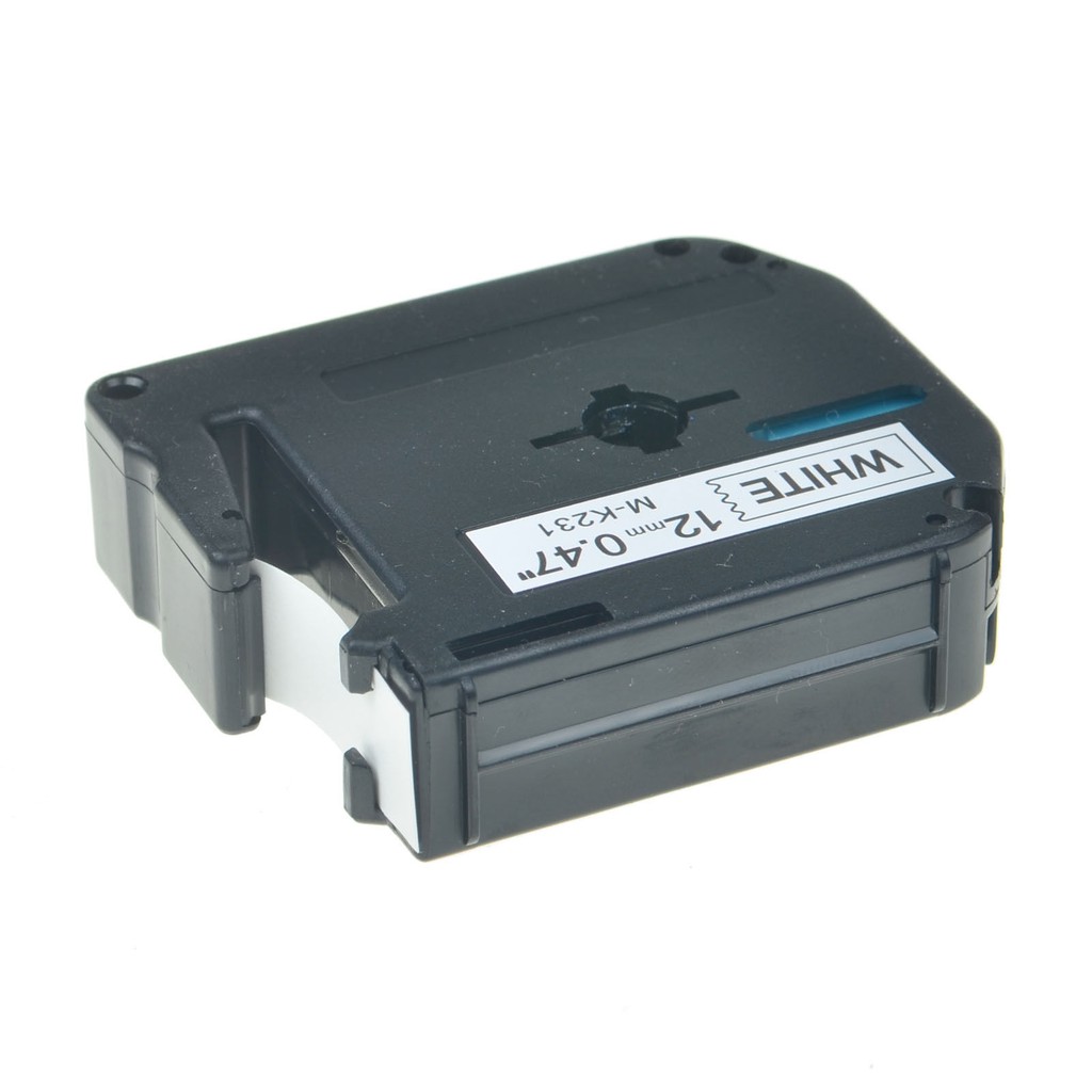 1 ชิ้น MK231 เปลี่ยน Brother label เทปสีดำบนสีขาว 12 มม - ร้านจำหน่าย ...