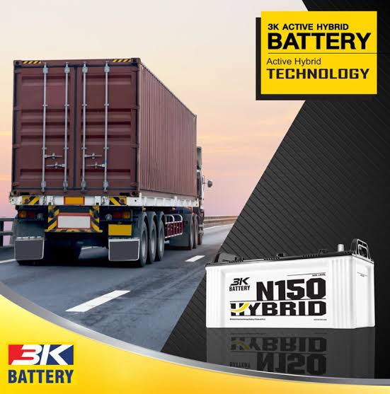 3K Active Hybrid N150 (180G51) แบตเตอรี่รถยนต์ แบตรถบรรทุก รถบัส รถทัวร์ - เซียนแบตเตอรี่ - ThaiPick