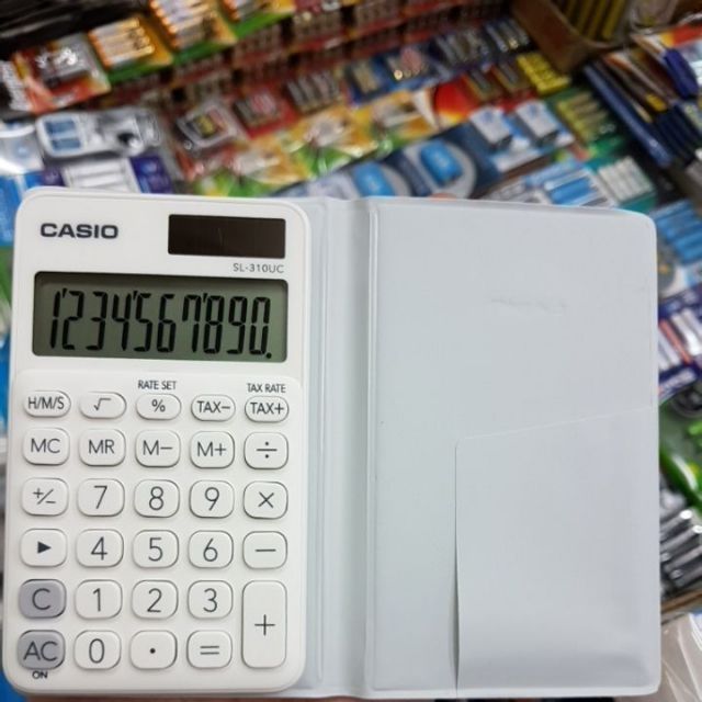 Casio SL-310UC-WE สีขาว เครื่องคิดเลขพกพา 10หลัก ของแท้ - CK-Skill ...