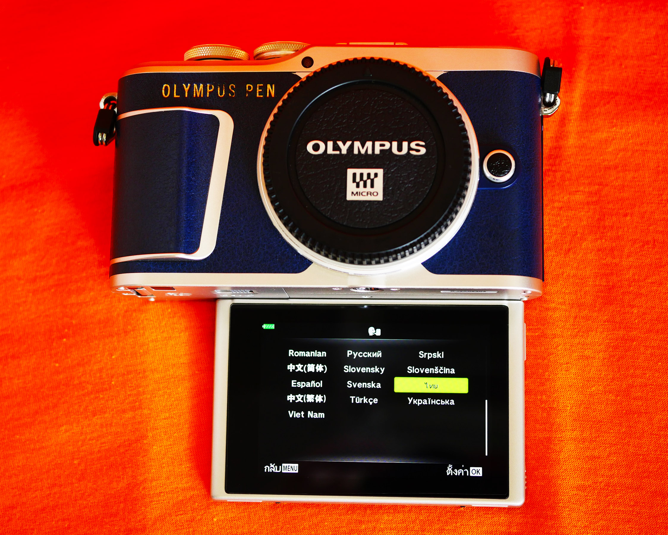 Olympus Pen E-PL9 BT Wi-Fi Navy Blue Body ตัวกล้อง 4K Video WiFi EP-L9 ...