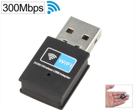 Wireless อะแดปเตอร์ไร้สาย USB 300M มินิ WiFi อะแดปเตอร์ไร้สายสำหรับเดสก์ทอปโน้ตบุ๊ครับสัญญาณไร้ ...