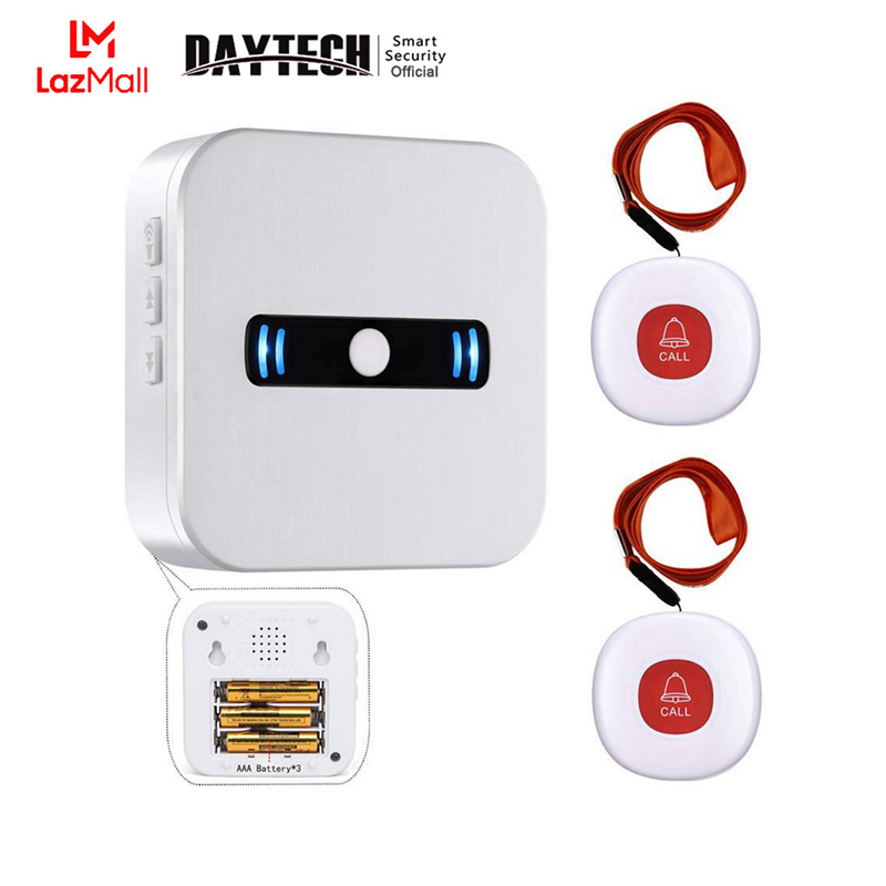 DAYTECH ระบบโทร ระบบเรียกผู้สูงอายุ SOS ระบบช่วยเหลือผู้ป่วย กริ่งกดไร้สาย กริ่งผู้ป่วย ระบบ ...